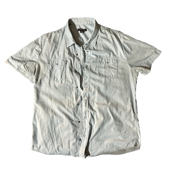 Structure | Shirts | Mens Light Blue Button Up Dress Shirt Structure ...